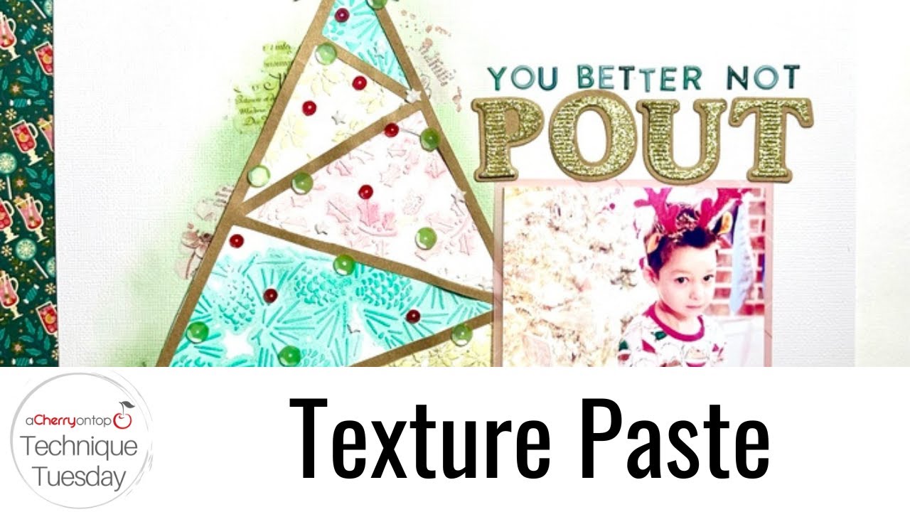 Texture Paste - Technique Tuesday - YouTube