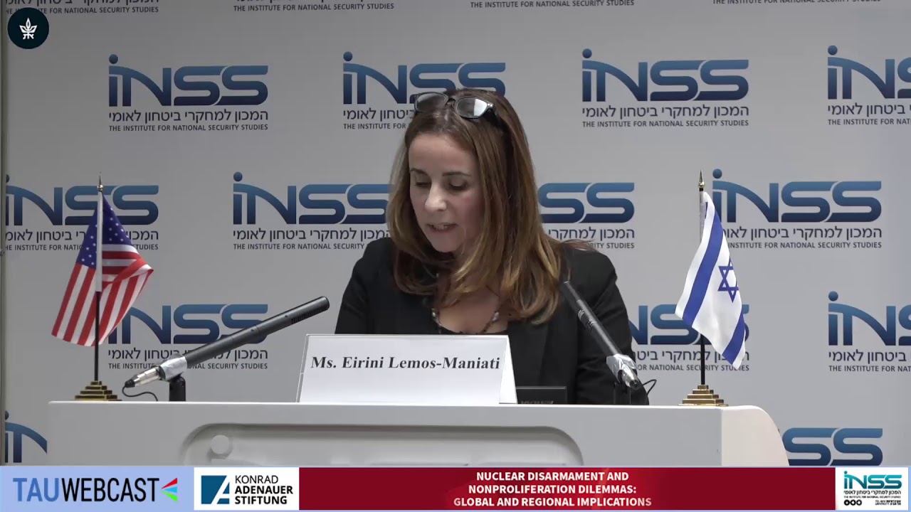 Eirini Lemos Maniati on Nuclear Disarmament and Nonproliferation ...