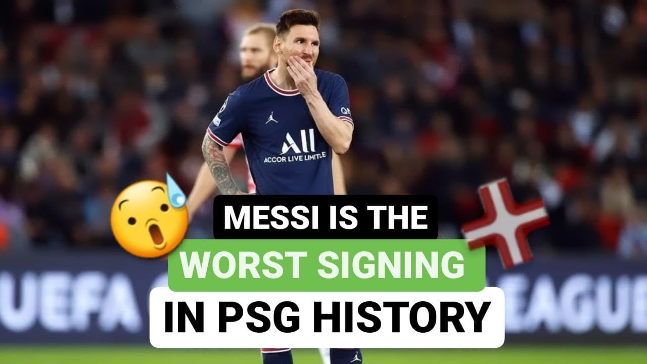🚨 Messi is the worst signing in PSG history, 😮80 million in the trash 🗑 ...