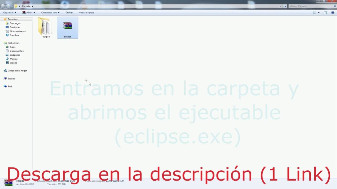 Descargar/Instalar Eclipse Kepler Full Gratis - YouTube