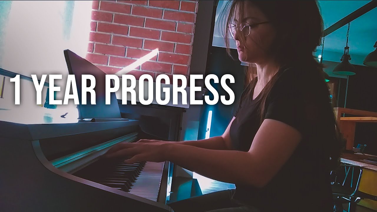 1 Year Piano Progress - Adult Absolute Beginner - YouTube