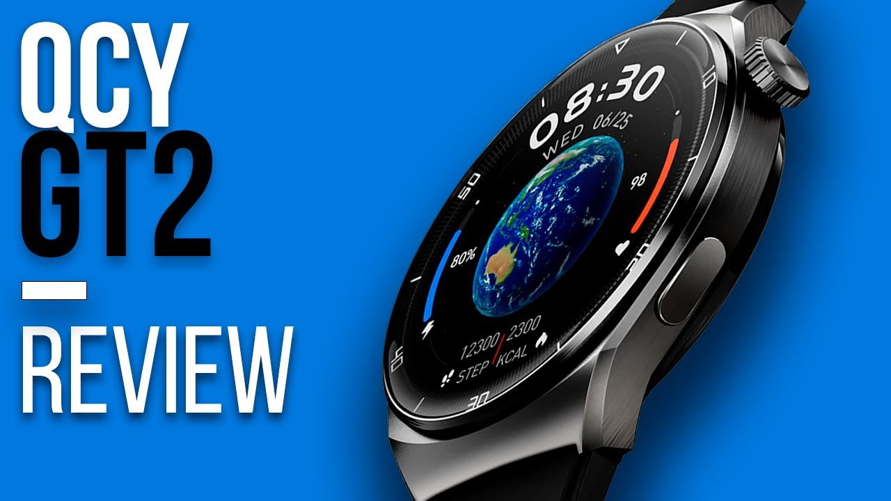 QCY WATCH GT2 Unboxing Review - AMOLED 60Hz, CARGA P/ INDUÇÃO e AÇO ...