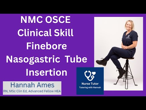 NMC OSCE Fine bore Nasogastric Tube - YouTube