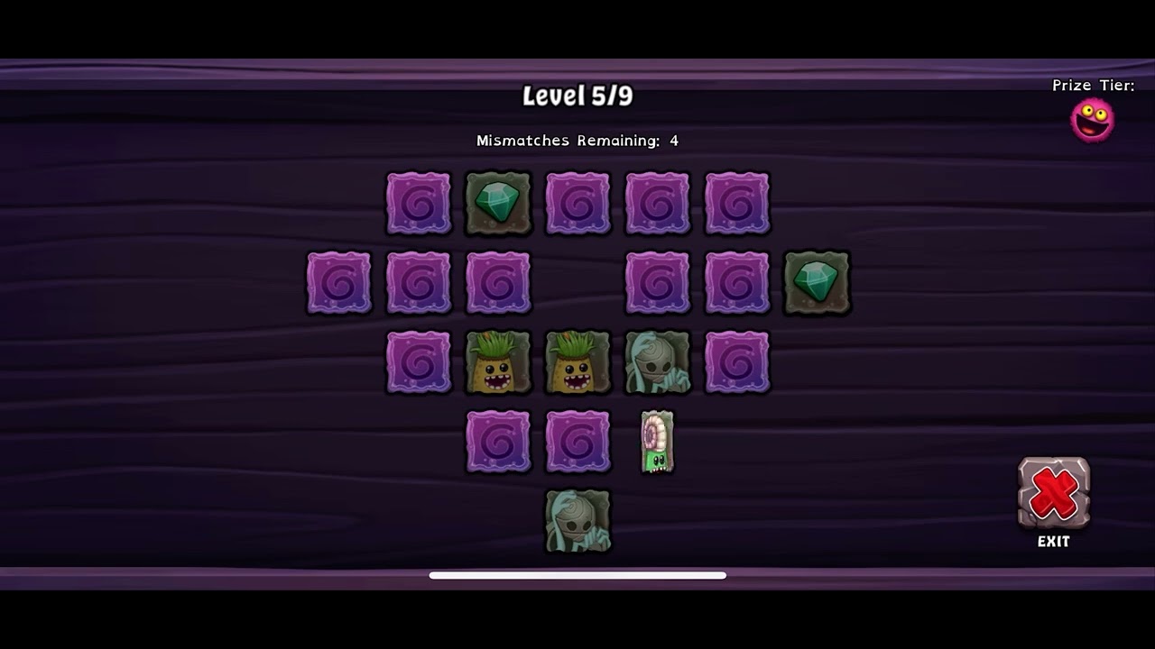 My singing monsters memory game #msm - YouTube