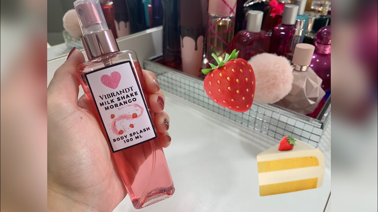 Body Splash MilkShake de Morango 🍓🐜-Se você é uma formiguinha precisa ...