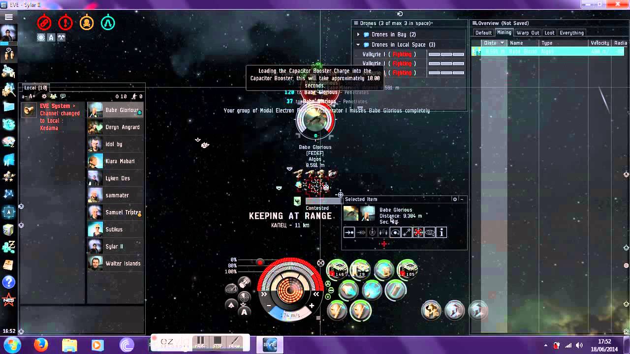Eve Online | Thorax Aliastra Edition Vs. Algos - YouTube