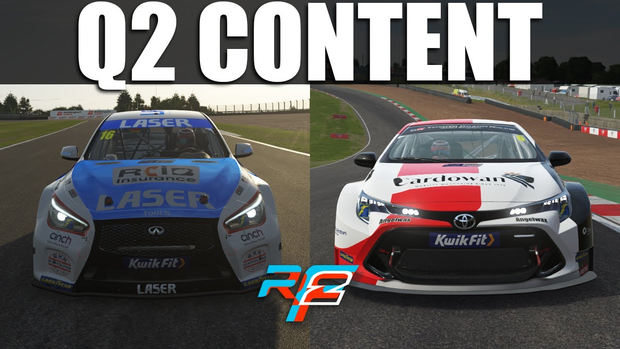 rFactor 2 Q2 Content - Infiniti Q50, Toyota Corolla BTCC - YouTube