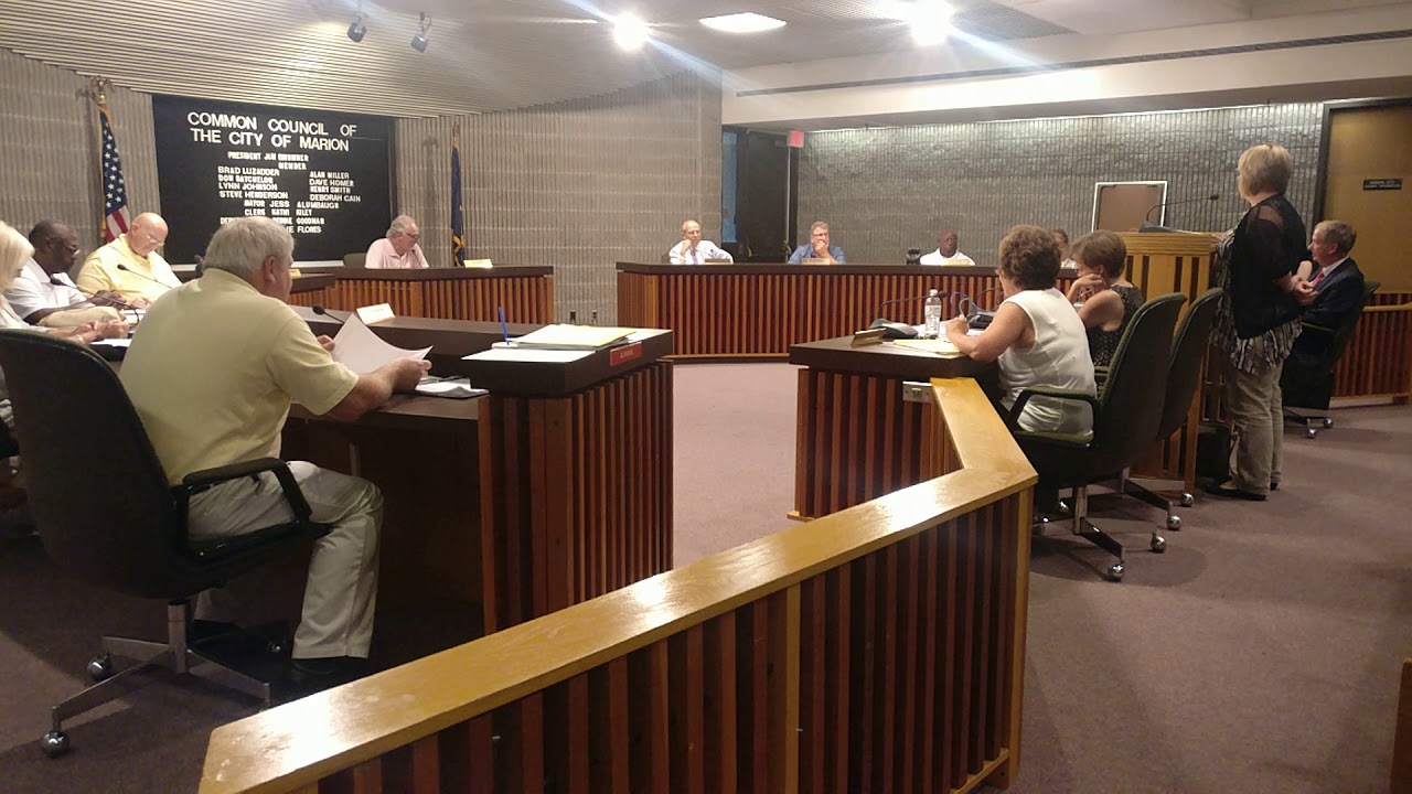 City of Marion City Council meeting August 15, 2017 - YouTube