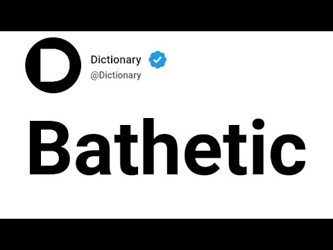 Bathetic Meaning In English - YouTube