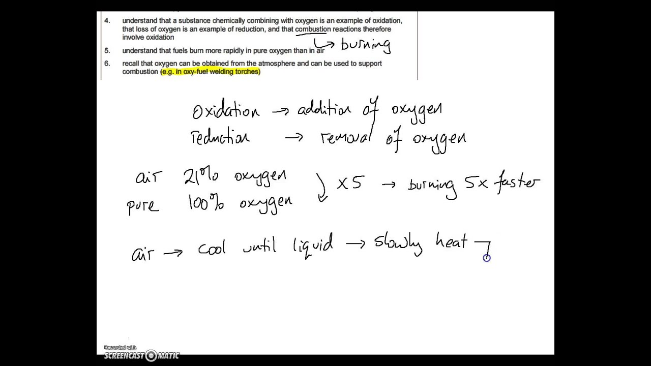 OCR 21st Century GCSE Chemistry C1 Review Part 2 - YouTube