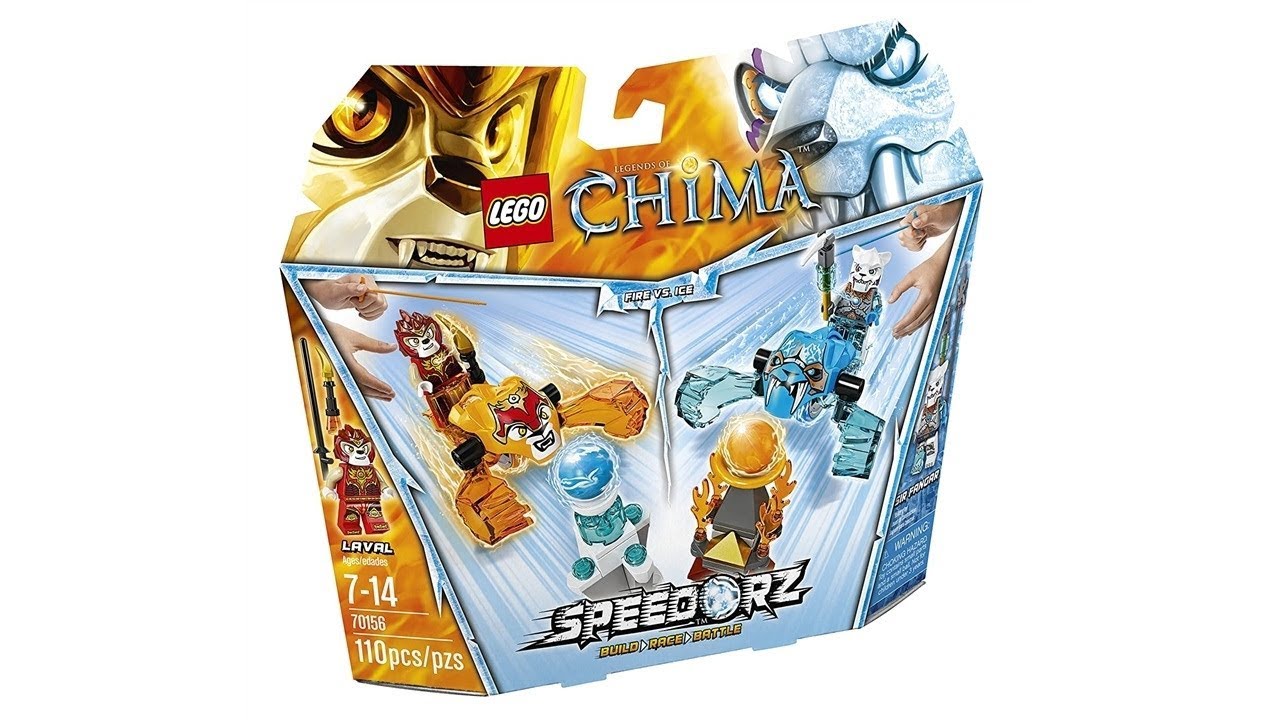 LEGO Chima 70156 Fire vs. Ice Building Toy - YouTube