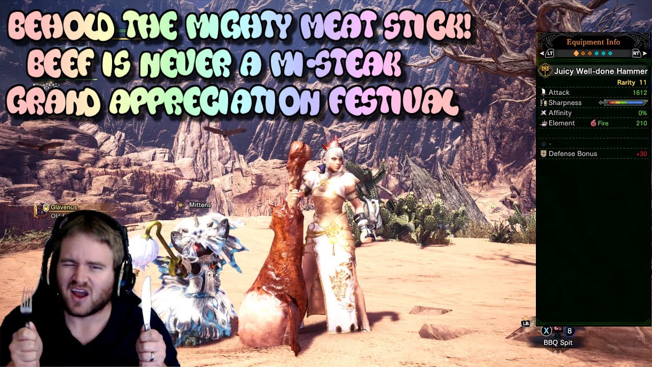 BEHOLD THE MIGHTY MEAT STICK! - Beef Is Never A Mi-Steak/Grand ...