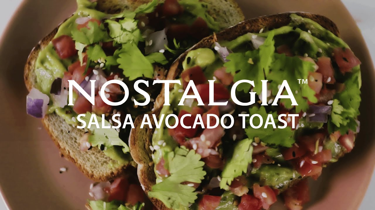 Salsa Avocado Toast | Nostalgia Makes | Using Classic Retro 4 Slice ...