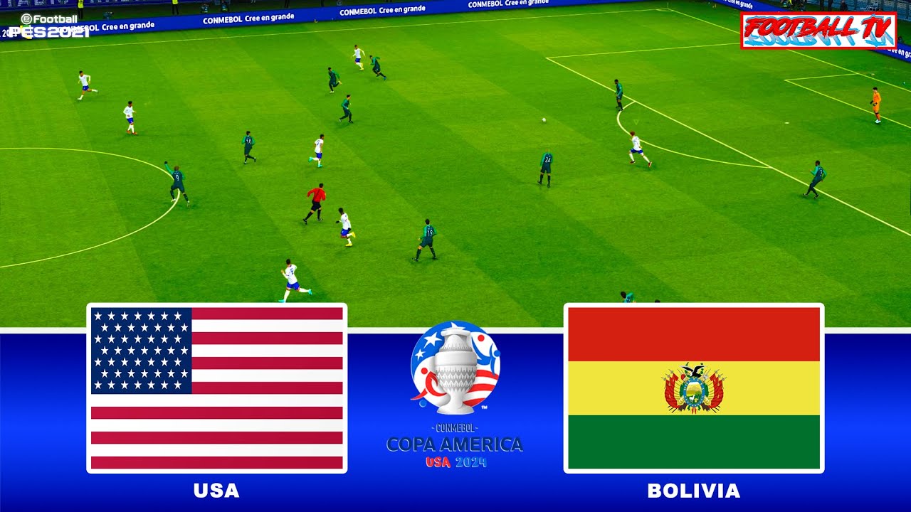 USA vs BOLIVIA | COPA AMERICA | Full Match All Goals 2024 | Group Stage ...