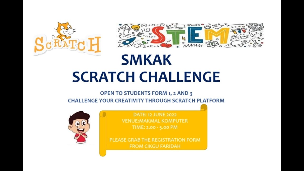 SCRATCH CHALLENGE || LET'S CREATE A GAME BY USING SCRATCH!! - YouTube