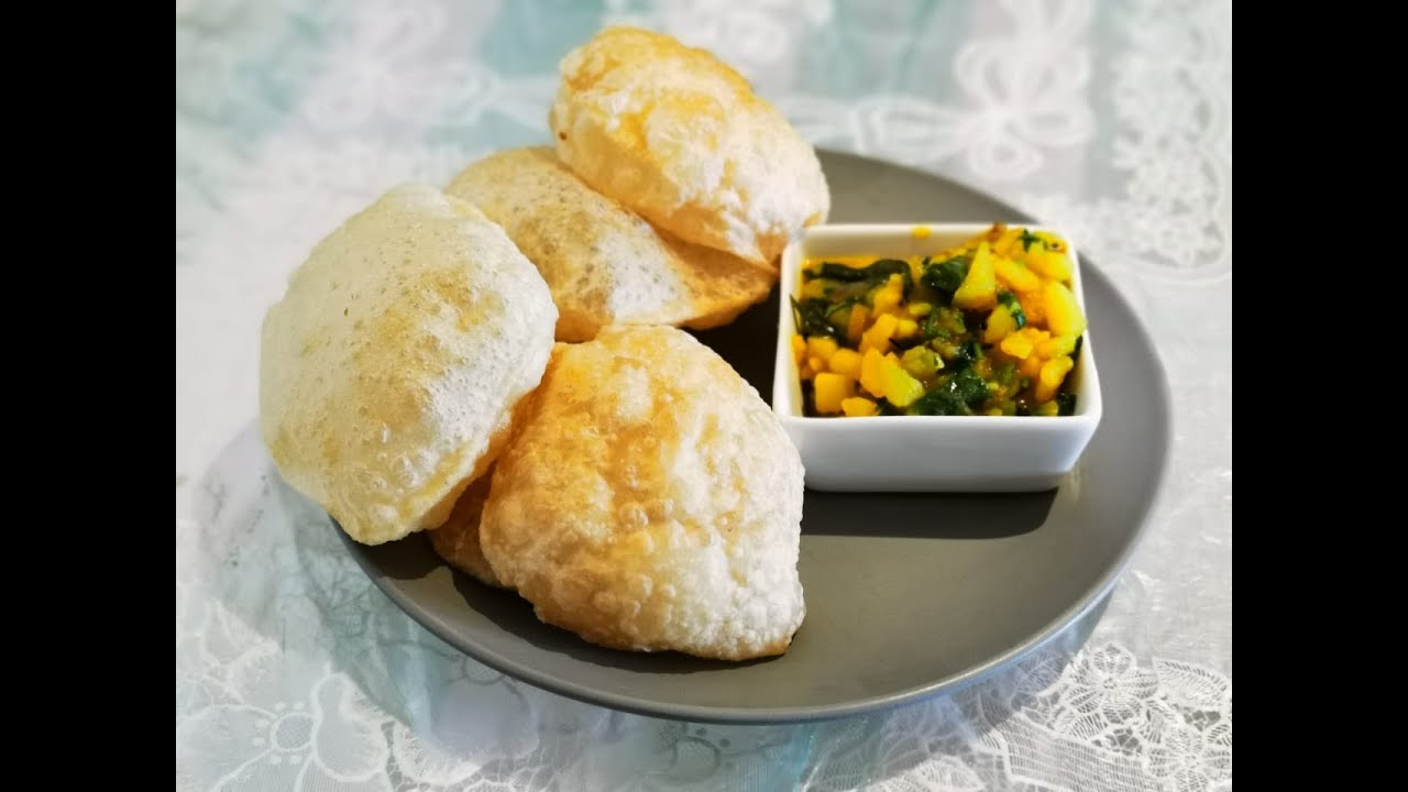 Restaurant style poori masala - YouTube