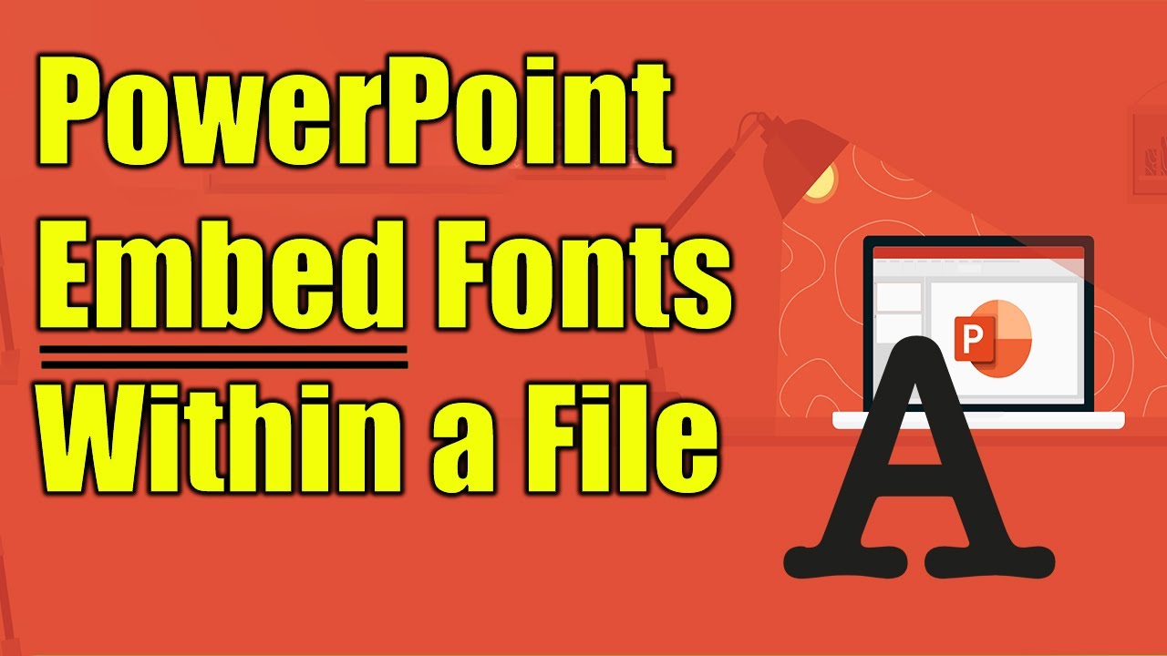 PowerPoint Embed Fonts within a File [Very Important] - YouTube