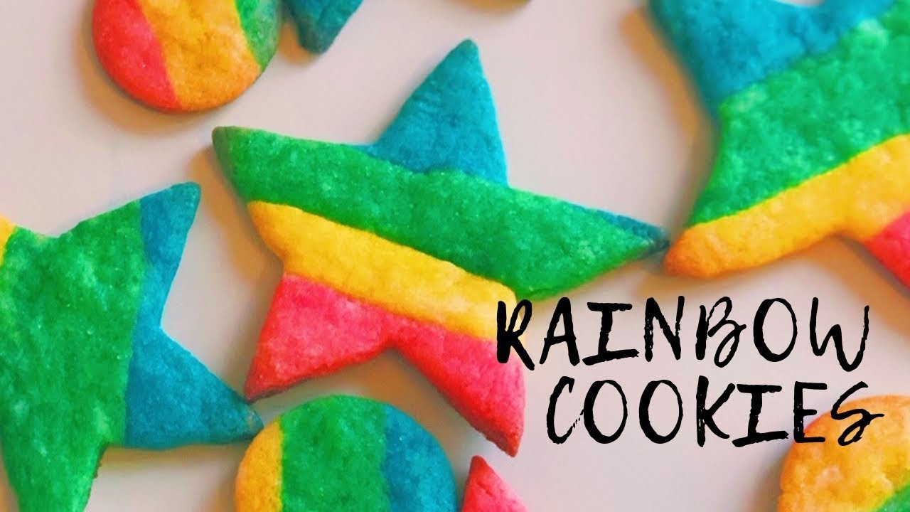 Easy Rainbow Cookies Recipe | Italian Rainbow Cookies | Gay PRIDE 2019 ...