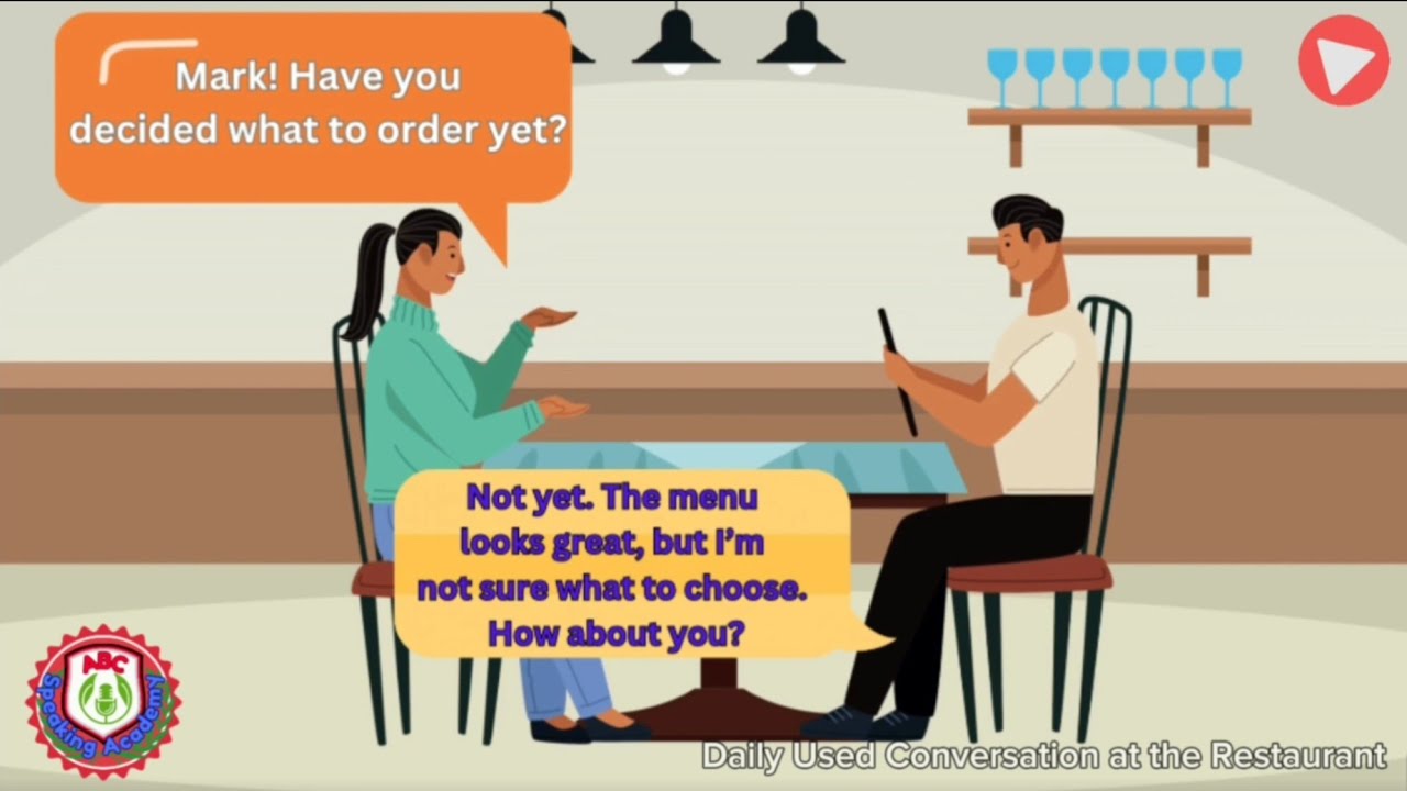 Daily Used Conversation at the Restaurant | Speaking Practice | English ...