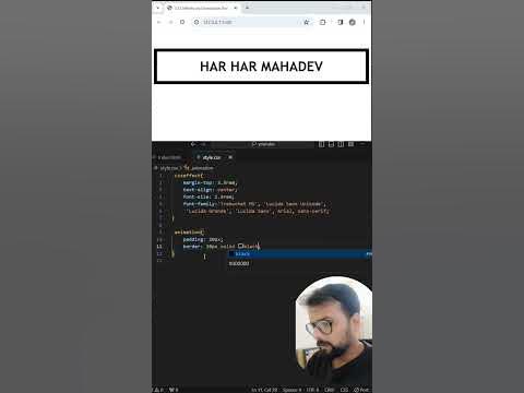 css tricks #coding #css #mahadev #shortsvideo - YouTube