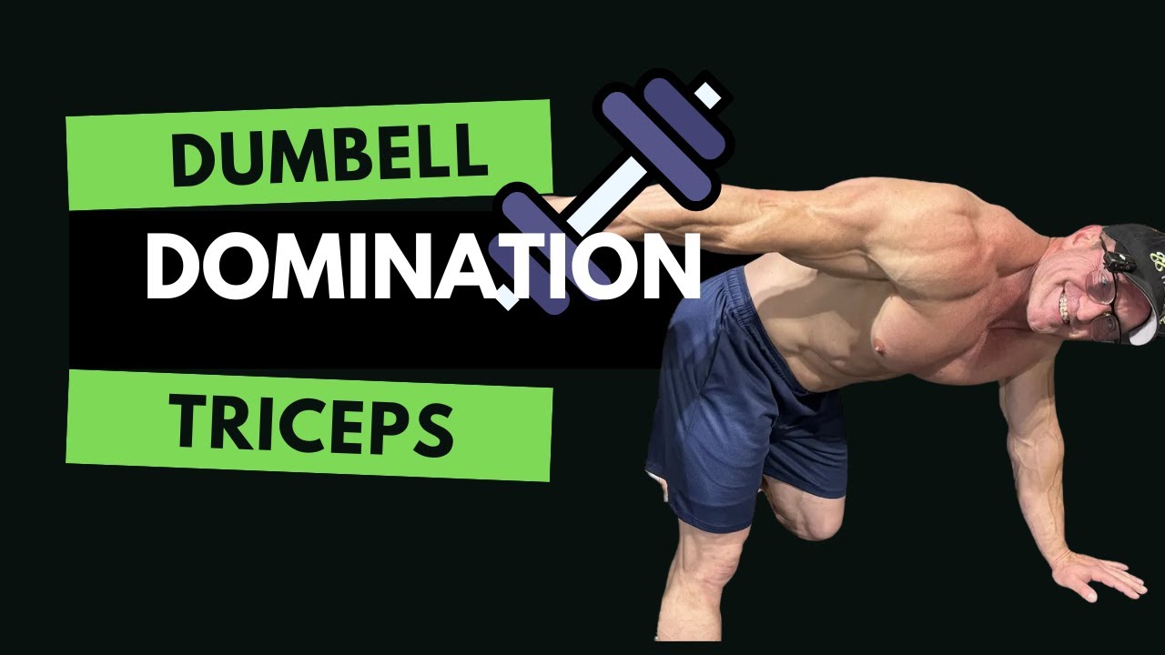 💪 TRICEP DESTROYER WORKOUT | ONLY DUMBBELLS NEEDED!!! 🔥🏆💪 - YouTube