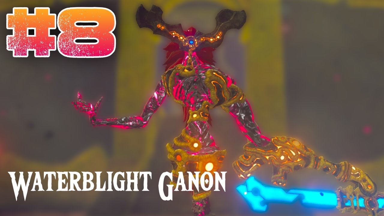 THE WATERBLIGHT GANON!!! FIRST BOSS!! The Legend of Zelda: Breath of ...
