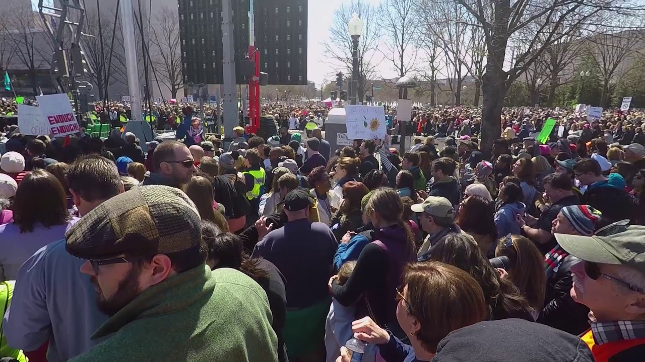 Crowd Chants During March for Our Lives Rally - YouTube