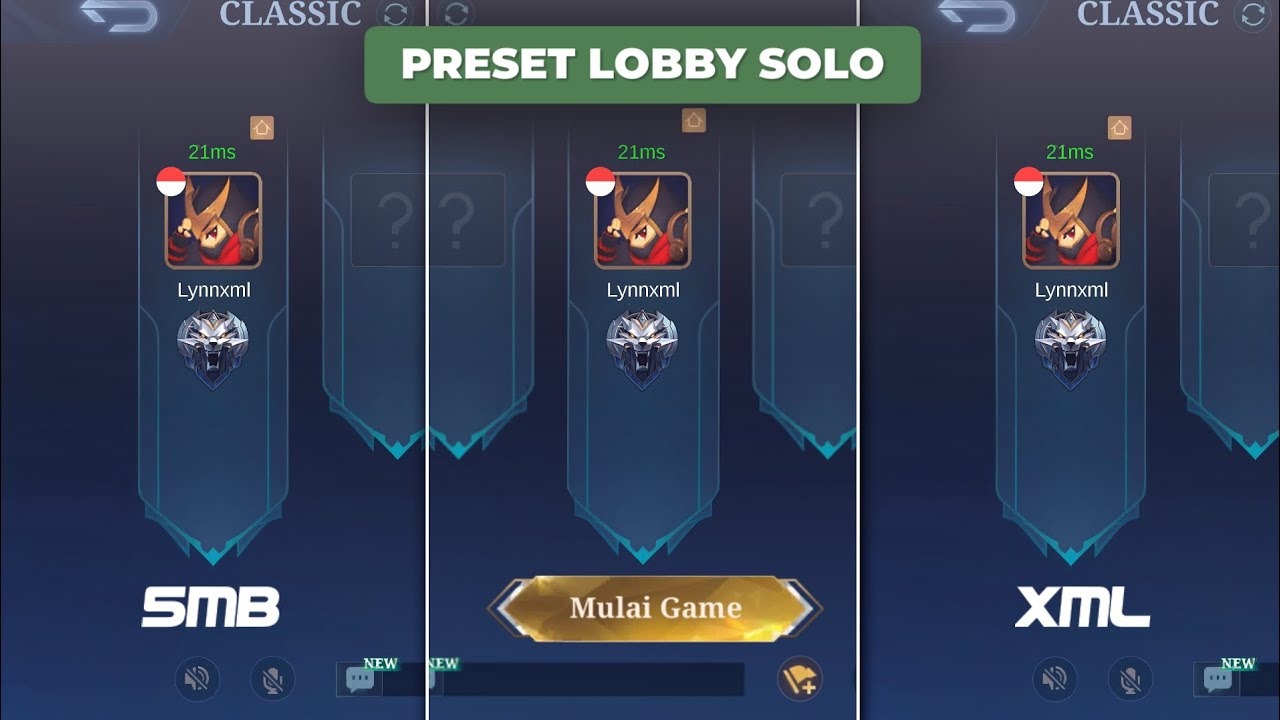 PRESET LOBBY MLBB TERBARU DI BAWAH 5MB | PRESET LOBBY SOLO #presetloby ...