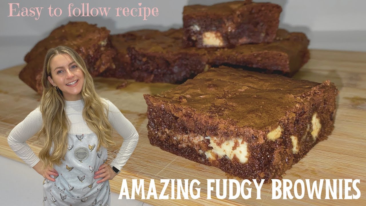 EASY fudgie brownie recipe | Delicious chocolate chip brownies 🍫 - YouTube