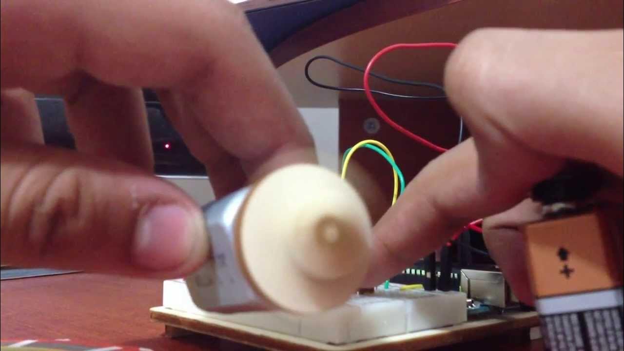 Arduino Projects Book | Project 09: Motorized Pinwheel - YouTube