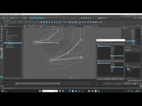 Autodesk Maya| Human leg rigging | #3dmodeling #autodeskmaya - YouTube