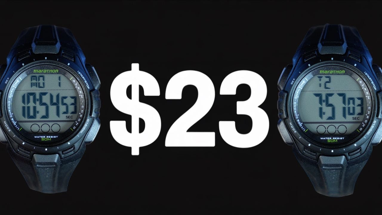 TIMEX Marathon Dual Time Digital Watch | A $23 BEAST!! - YouTube