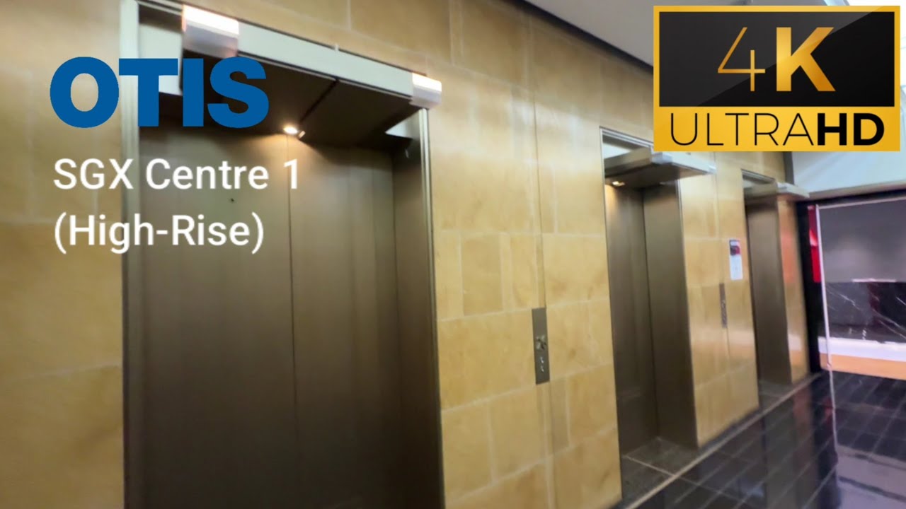 OTIS high-rise lifts at SGX Centre 1 - YouTube