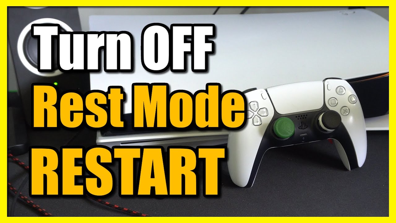 How to TURN ON or OFF, Enter Rest Mode, Restart PS5 Console (With or Without Controller) - YouTube