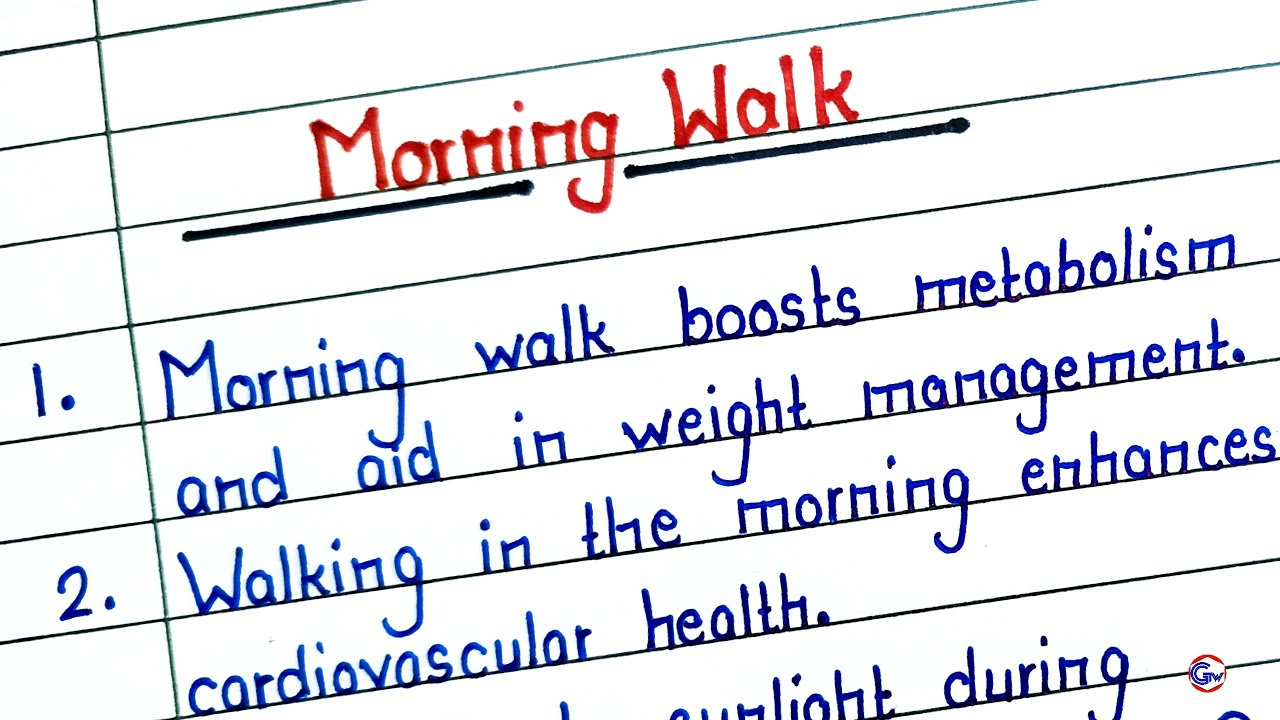 Benefits of morning walk 10 lines | 10 lines essay on morning walk ...