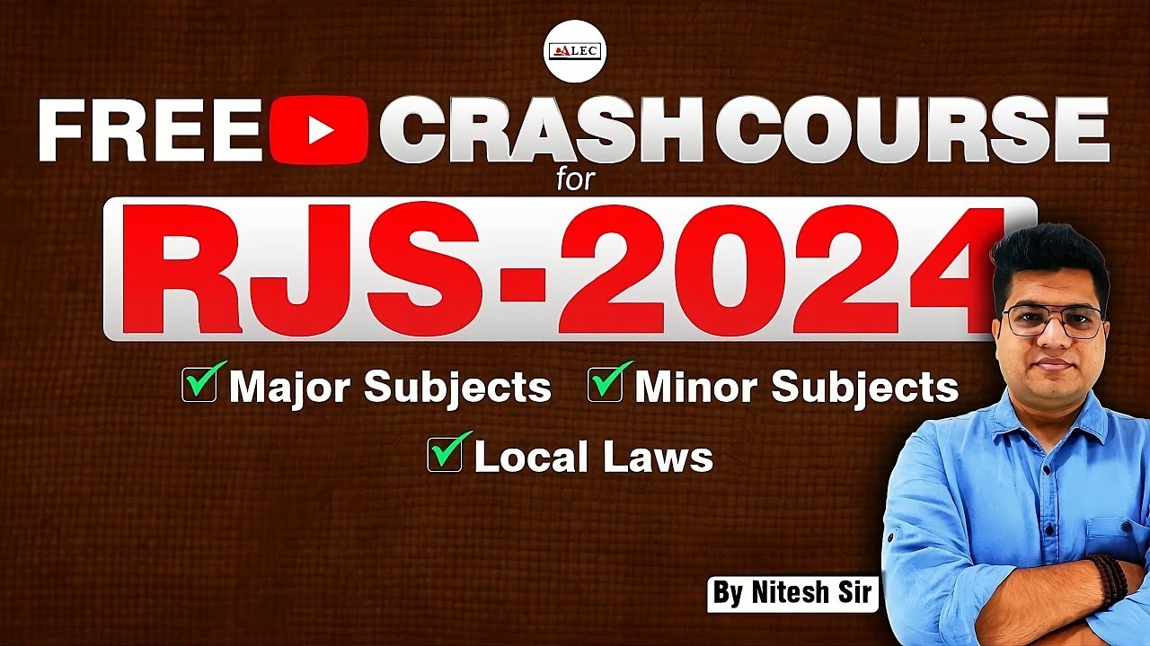 Free RJS New Crash Course | Announcement by Nitesh Sir - YouTube