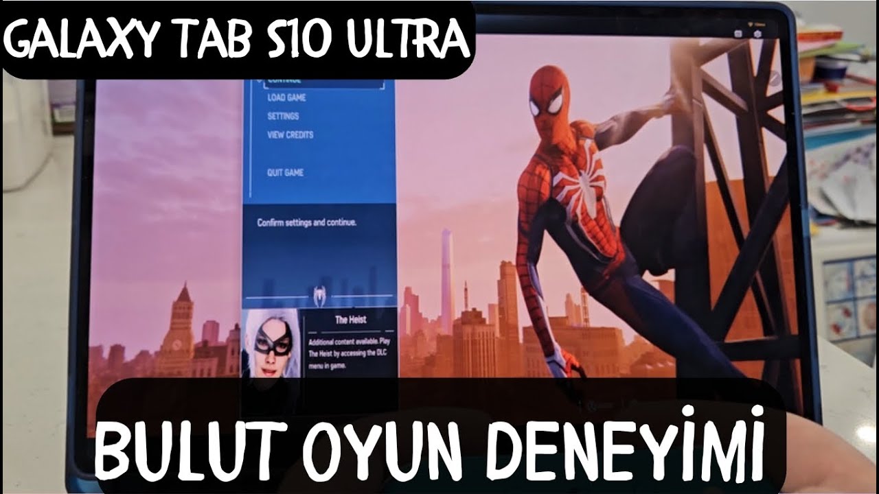 Samsung Galaxy Tab S10 Ultra | GTA 5, RDR 2, Spider Man Cloud Gaming ...