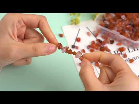 Natural Red Agate Beads, Dyed & Heated, Chips, 5~8mm (G-CJ0001-16) #pandahall #gemstone #beads