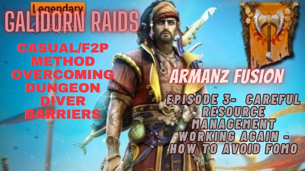 Raid Shadow Legends - Galidorn F2P - Armanz Fusion Ep 3 - Breaking ...