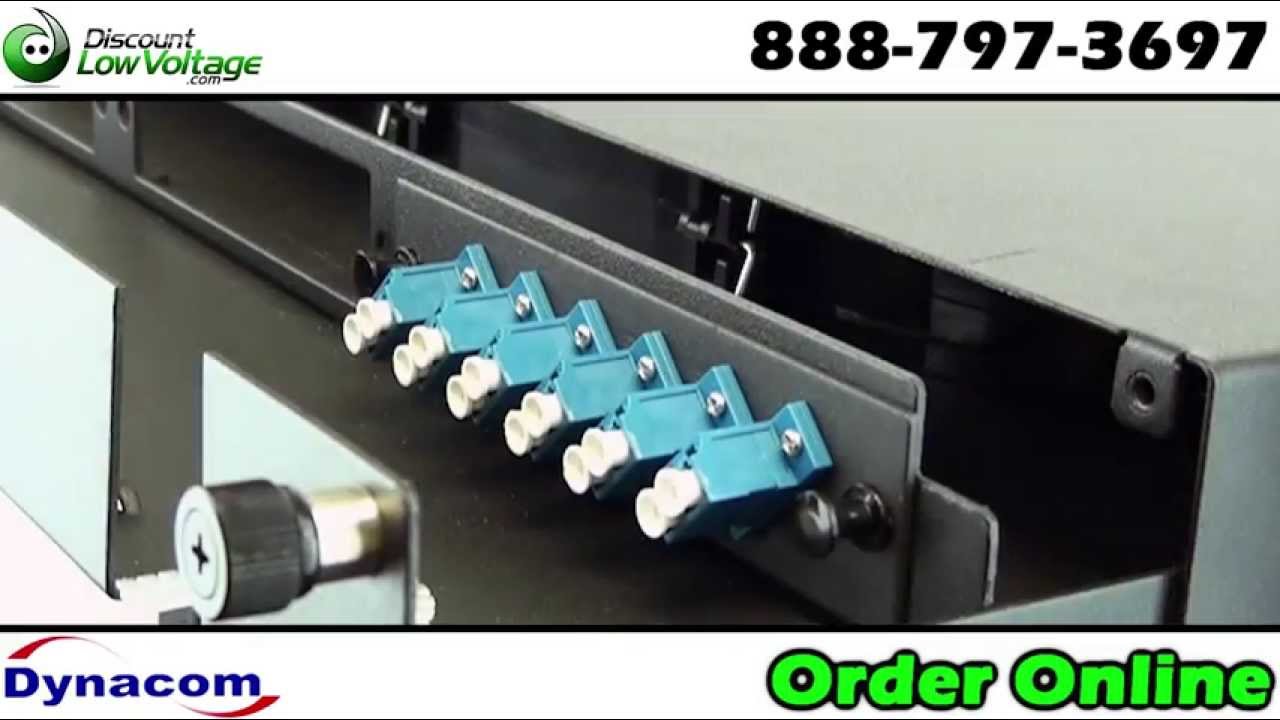 LIU Fiber Box Enclosure 1U 3 panel - YouTube