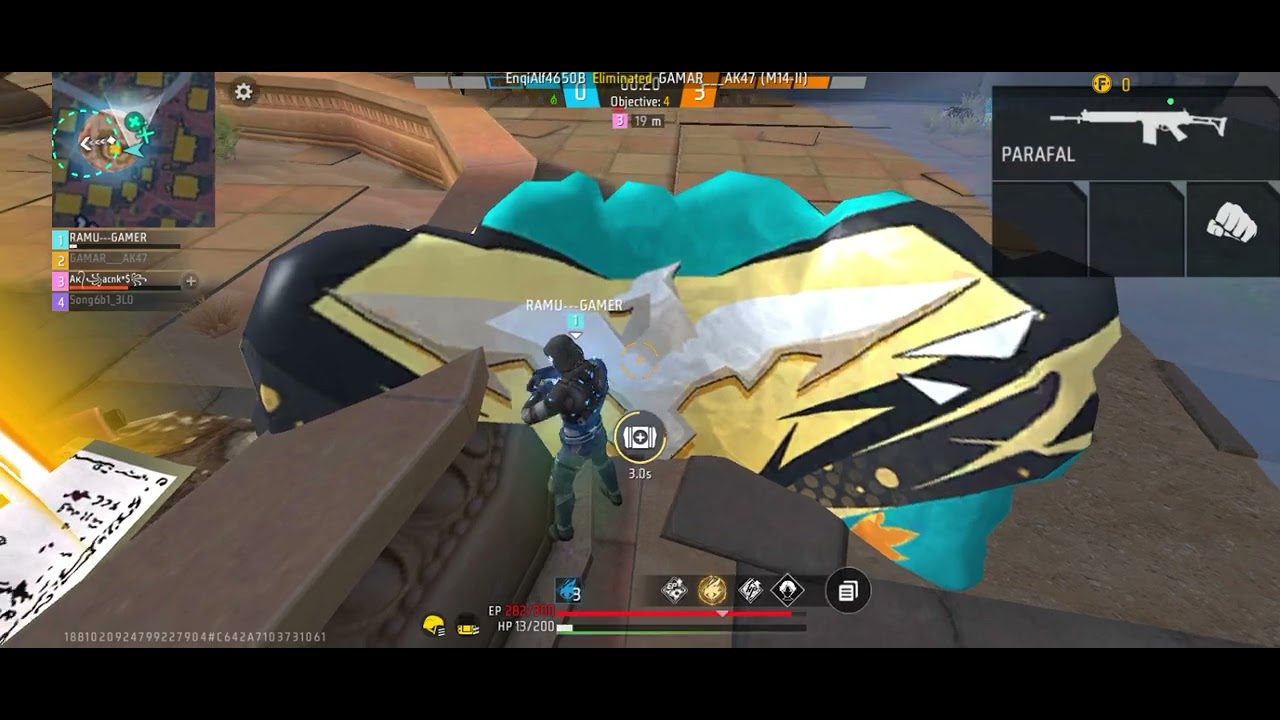 RAMU GAMER free fire💚 video o RAMU FF 1M subscribers 🧡1M LIKE SPOT ...