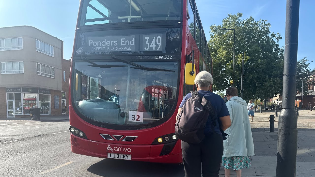 *Common* Journey on route 349 (DW532) (LJ13CKY) | Arriva London North ...