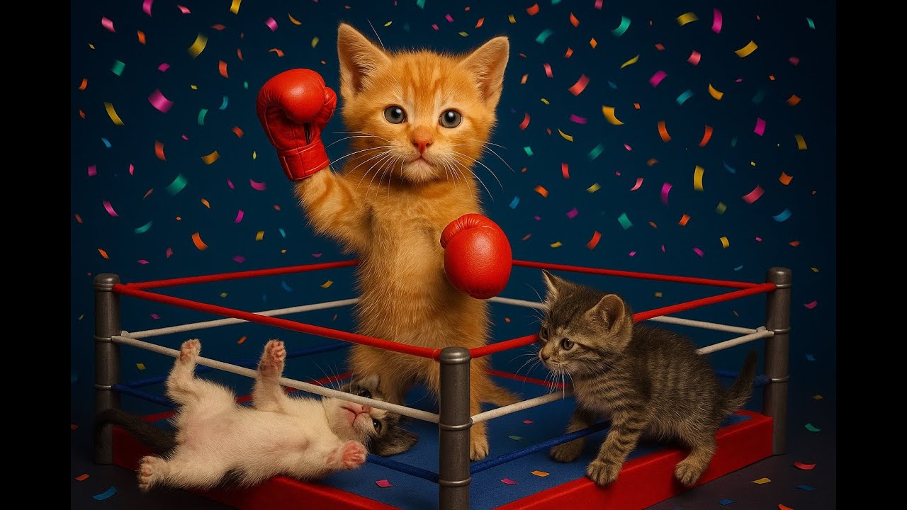 Epic Kitten Battle! 🐱 Who Will Be the Ultimate Winner? - YouTube