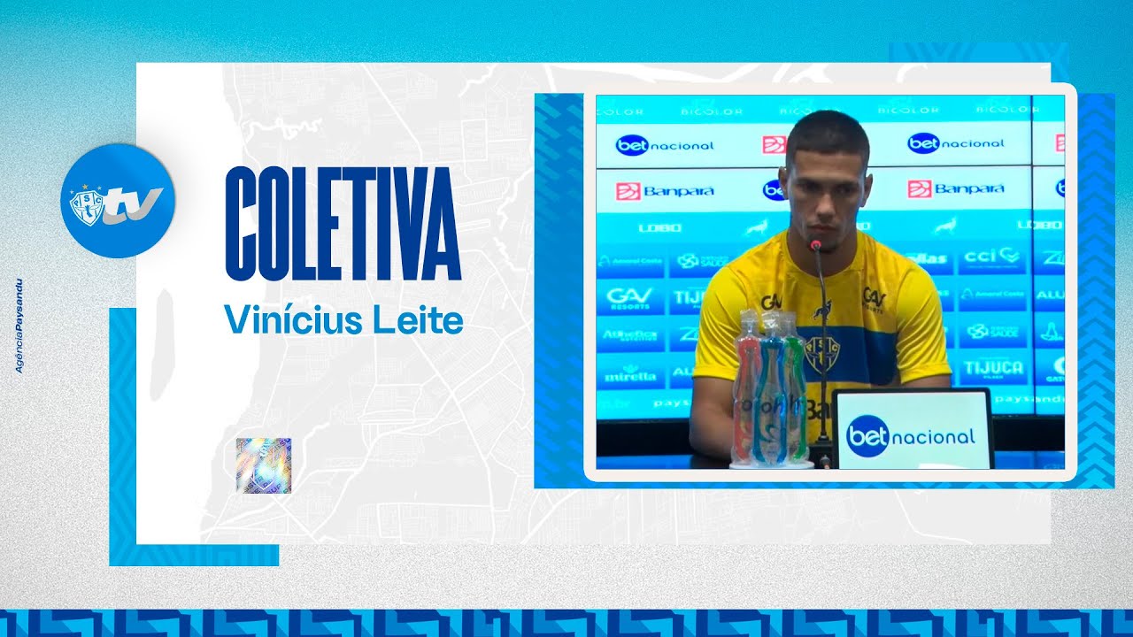 #PapãoTV: COLETIVA COM VINICIUS LEITE! - AO VIVO - YouTube