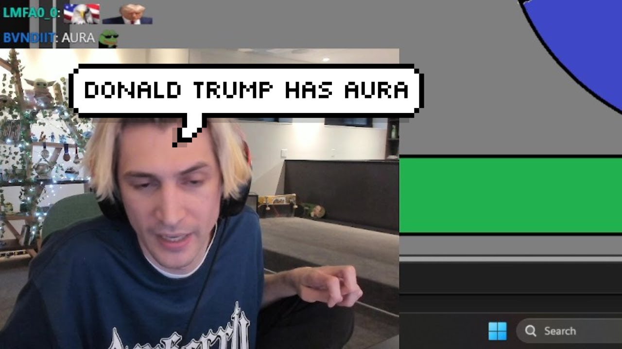 xQc says Donald Trump has "Aura" - YouTube