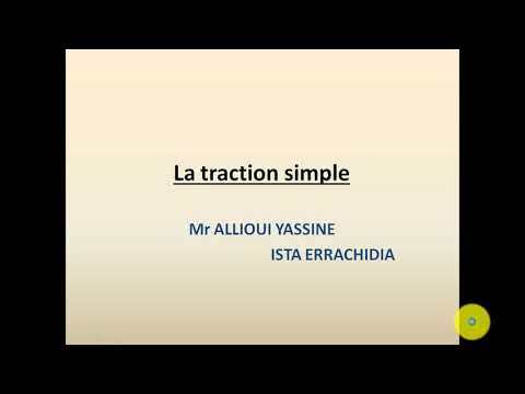 RDM: La traction simple, essai, comtrainte normale et courbe de taction ...
