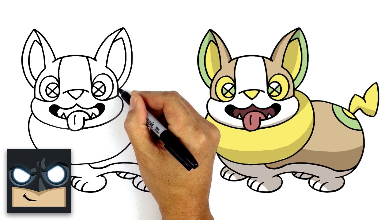 How To Draw Yamper | Pokemon Sword and Shield - YouTube