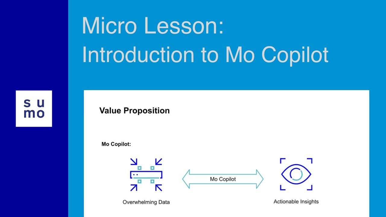 Micro Lesson: Introduction to Sumo Logic Mo Copilot - YouTube