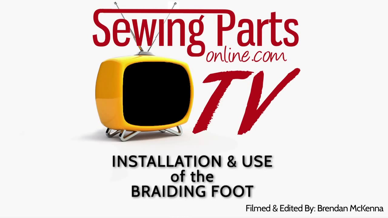 How To Use A Braiding Foot - YouTube