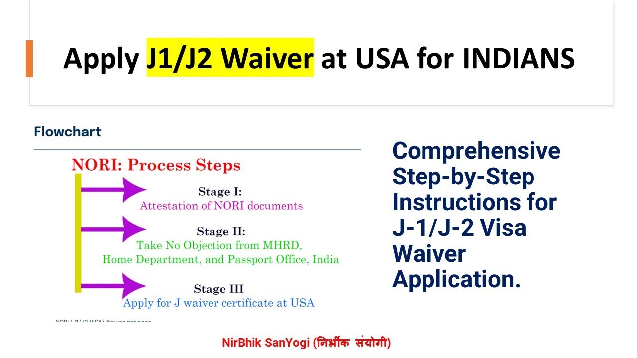 How To Apply J1 J2 Visa Waiver Step By Step Process usa indianinusa How To Apply J1 J2 Visa Waiver Step By Step Process usa indianinusa